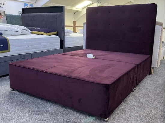 Relyon King Size Classic Firm Edge Open Coil Divan Base with Matching ...