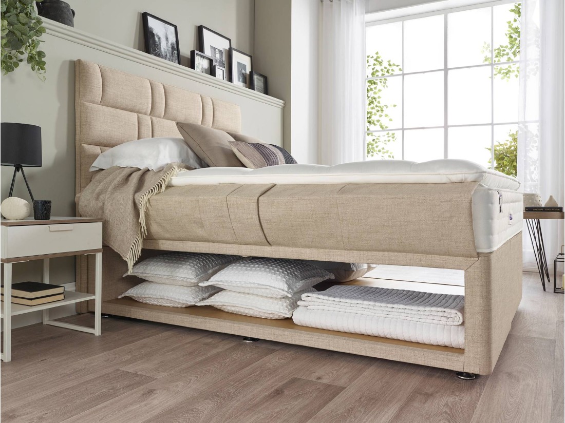 Relyon Luxury Storaway Platform Top Deep Divan Base at ...now to Bed