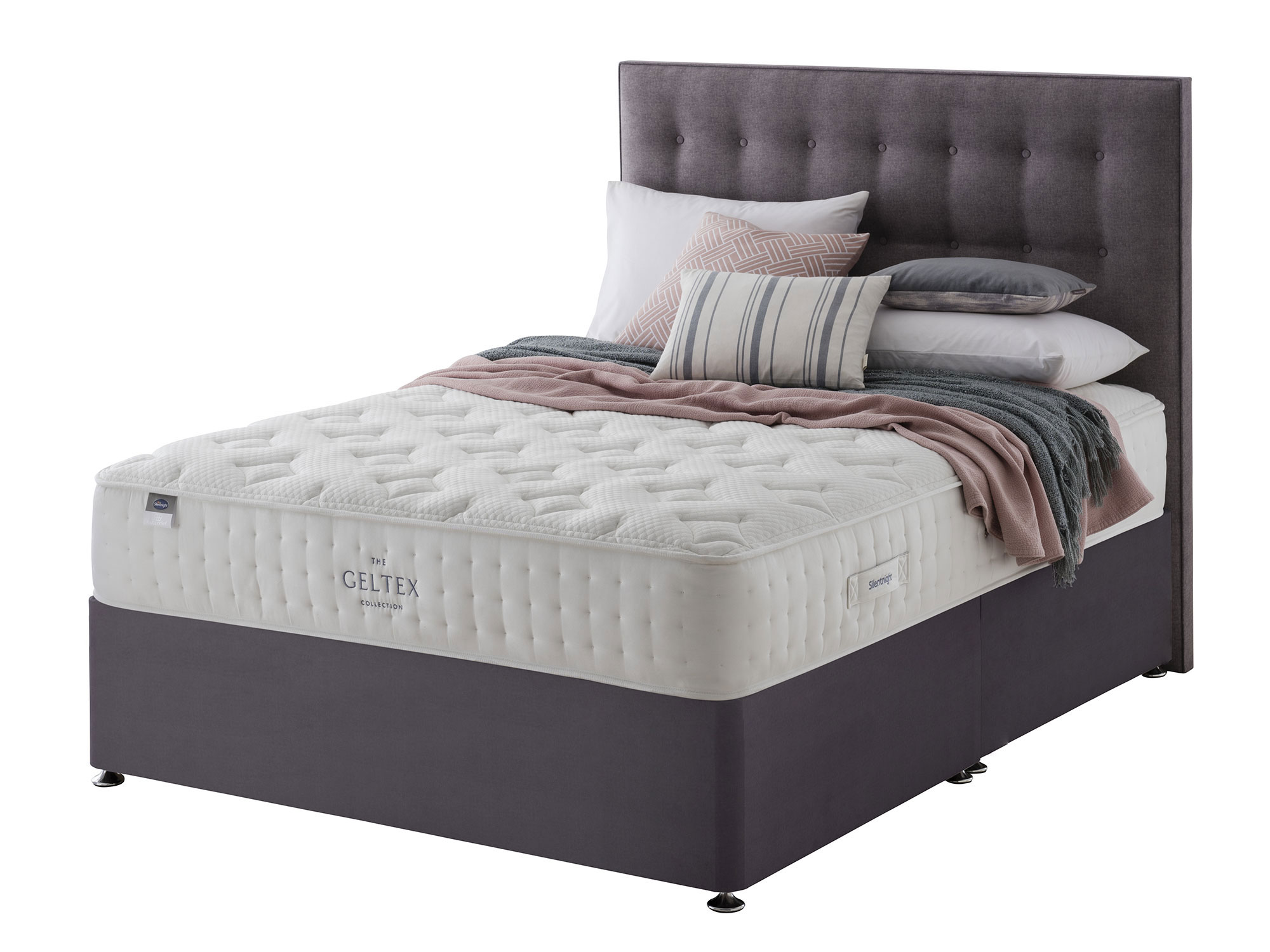 Silentnight Desire 1000 Geltex Divan Set at ...now to Bed